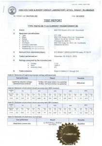 Certificates – FICO Electric